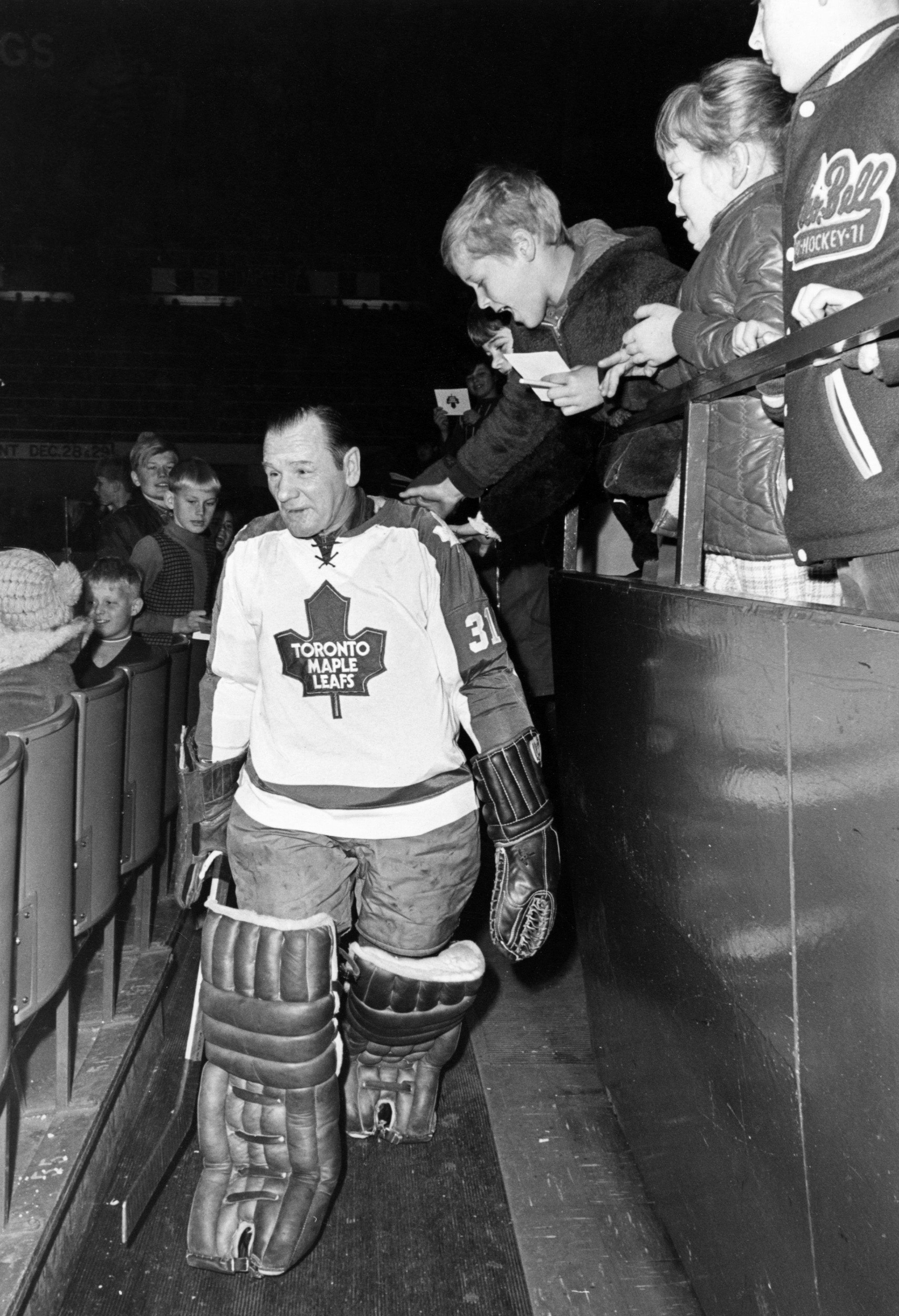 Maple Leafs legend Johnny Bower 'represented the people of Canada ...