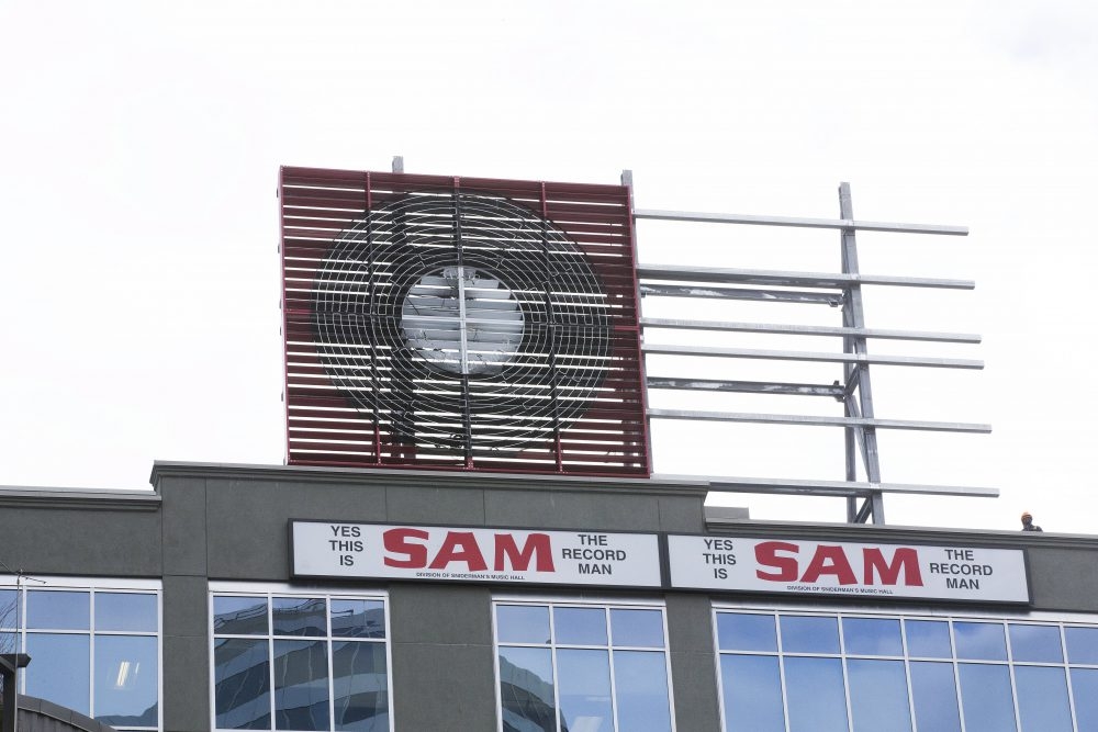 Landmark Sam the Record Man sign rises again | Toronto Sun