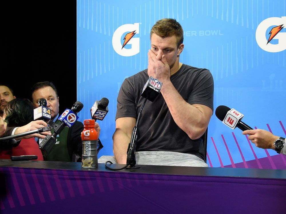 After Super Bowl loss, Gronkowski says his future is unclear | Toronto Sun