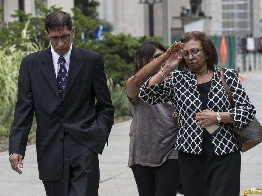 MANDEL: Sea of purple ribbons as Dr. Mohammed Shamji ordered to stand ...