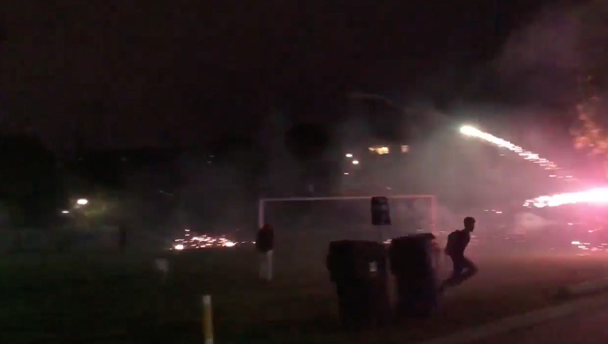 'LIKE A BATTLEFIELD': Kids shoot fireworks at each other in Christie ...