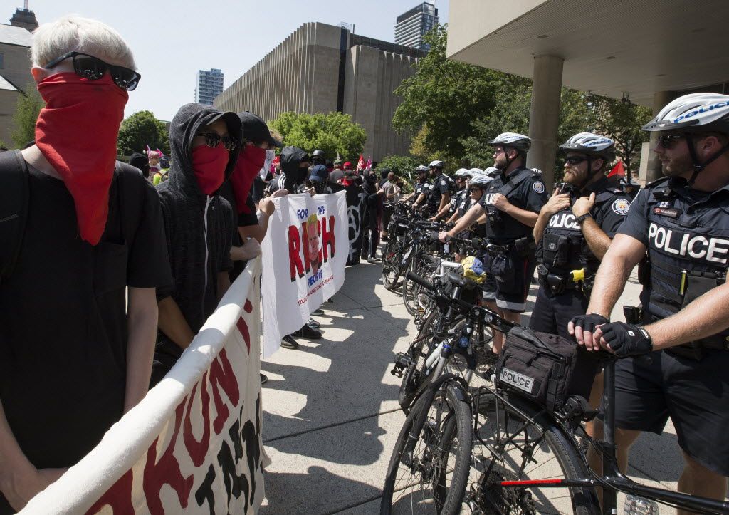 LEVY: Masked anti-hate demonstrators show no love at Toronto rally ...