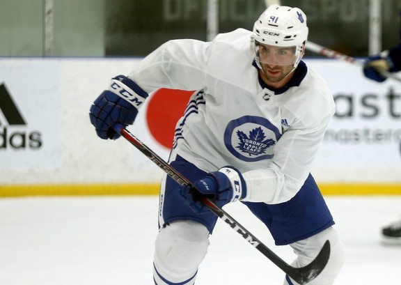 Excitement as new Maple Leaf John Tavares takes to the ice | Toronto Sun
