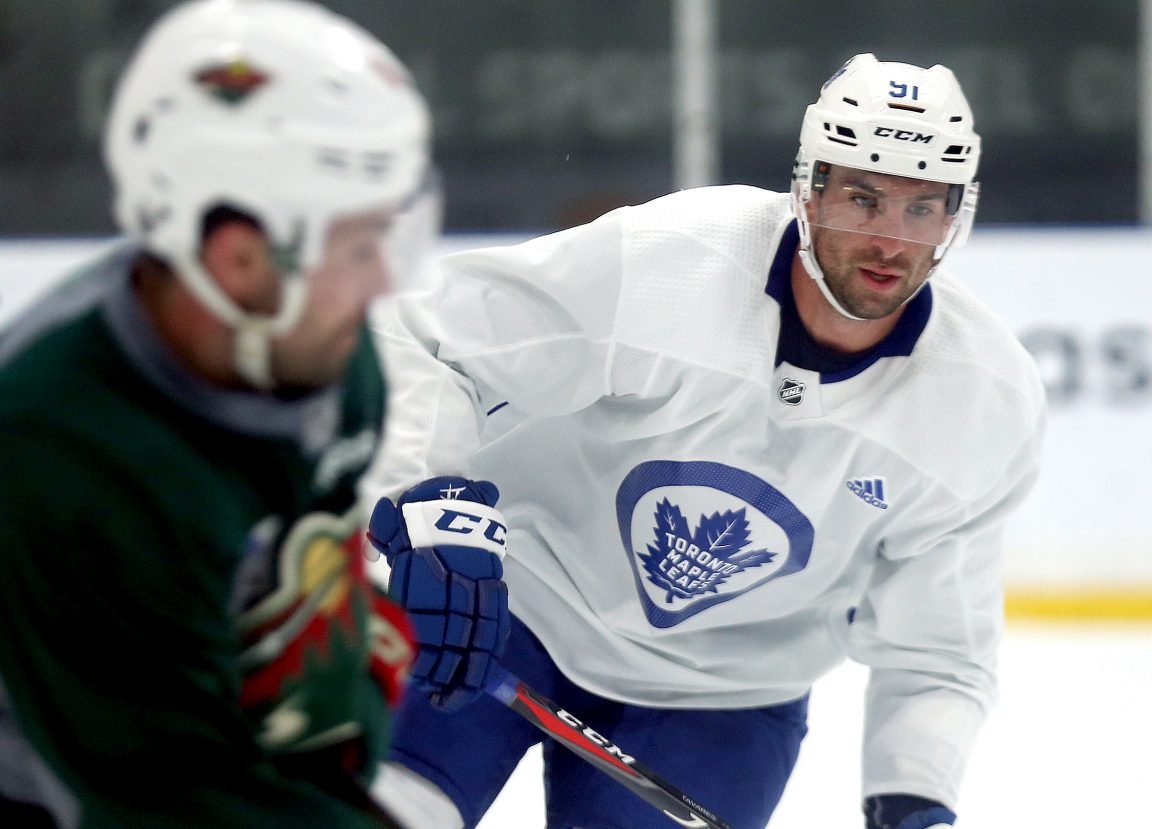 Excitement as new Maple Leaf John Tavares takes to the ice | Toronto Sun