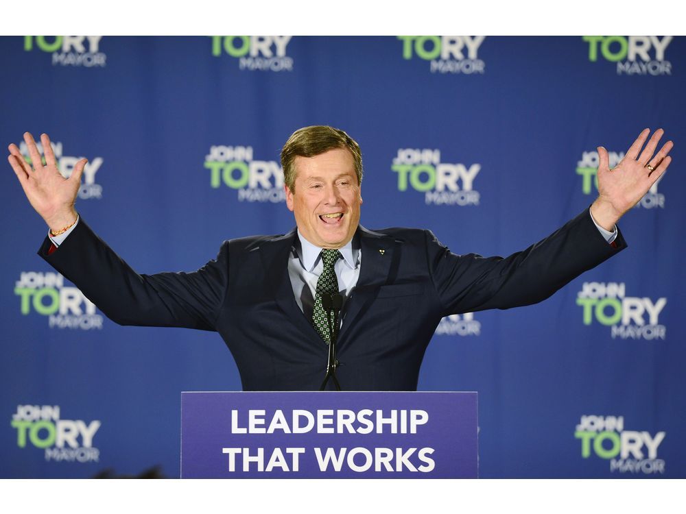 Tory gracious in landslide victory | Toronto Sun