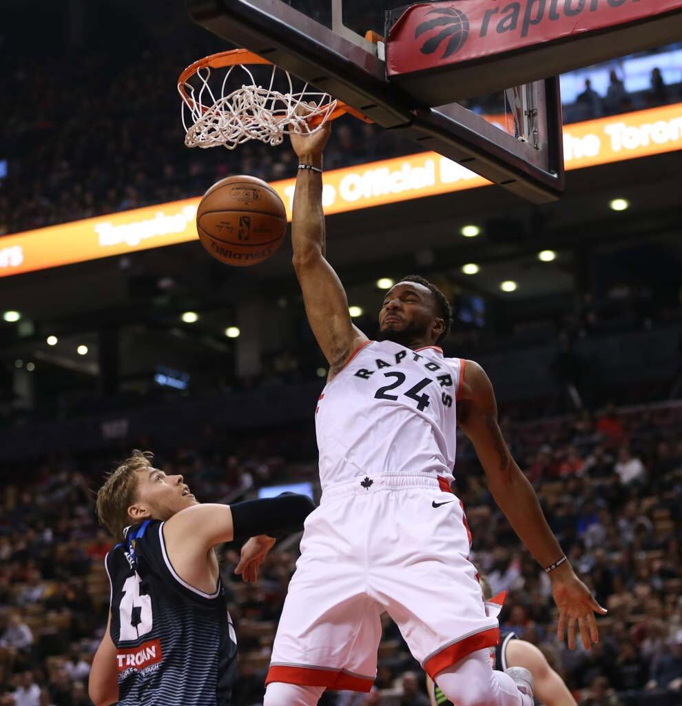 No Leonard, Lowry, etc., no problem as Raptors pummel Aussie foes ...