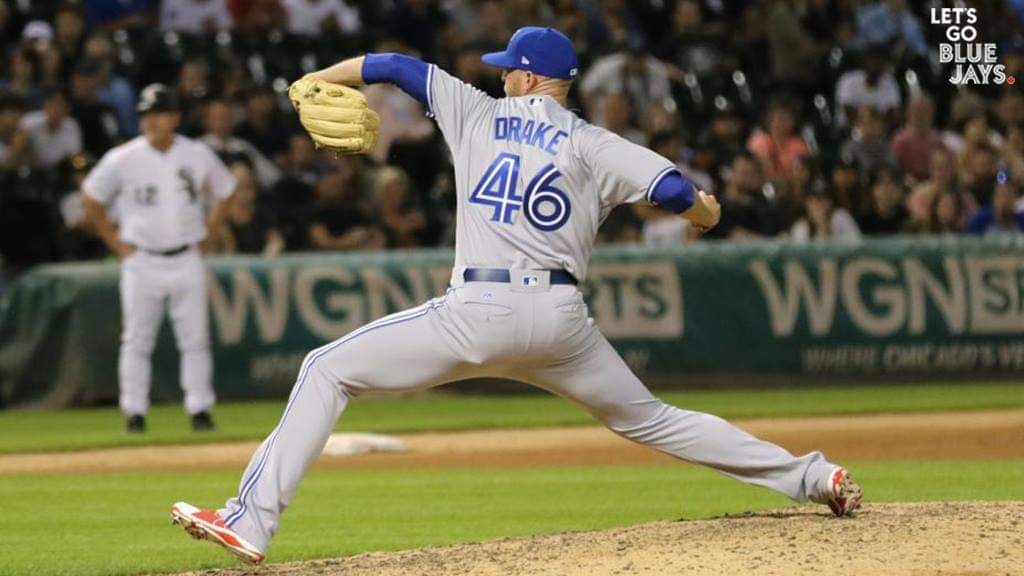 Blue Jays claim pitcher Oliver Drake off waivers, designate Leiter Jr ...