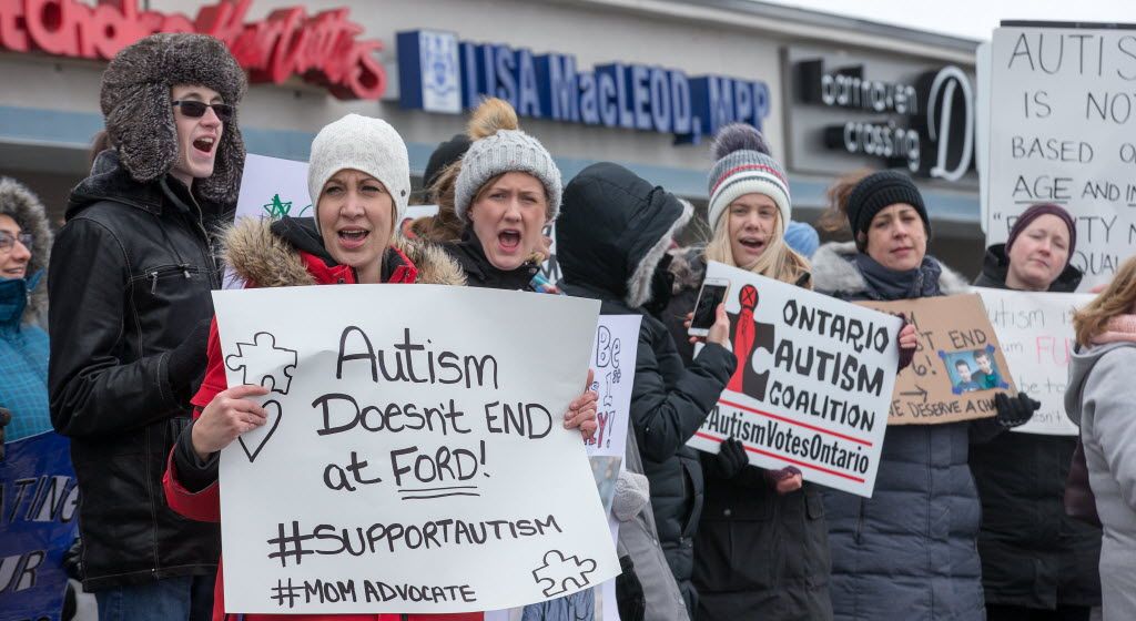 Protest over changes to autism supports draws hundreds | Toronto Sun