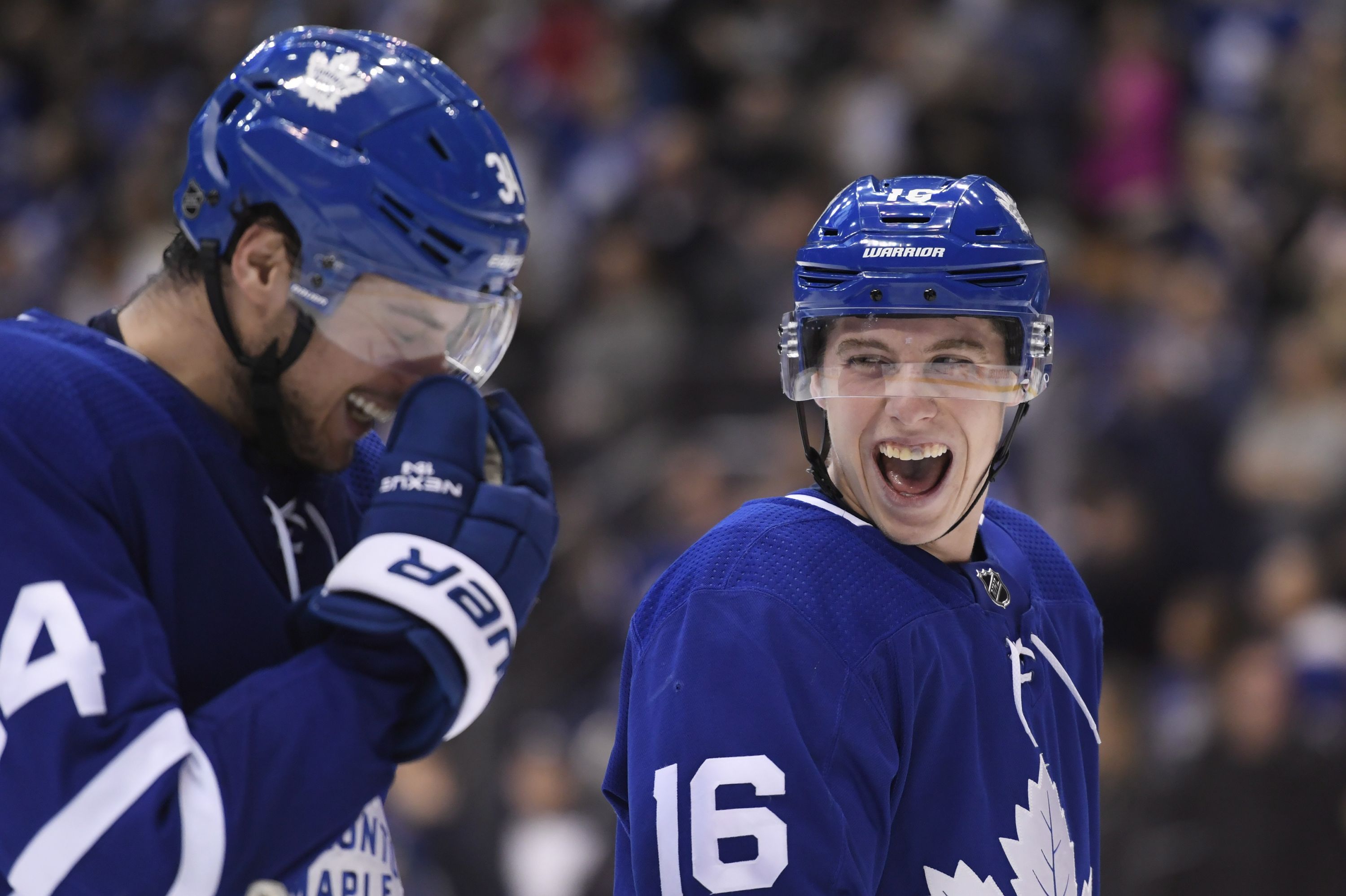 Marner heads into final stretch with shot at Maple Leafs' exclusive 100 ...
