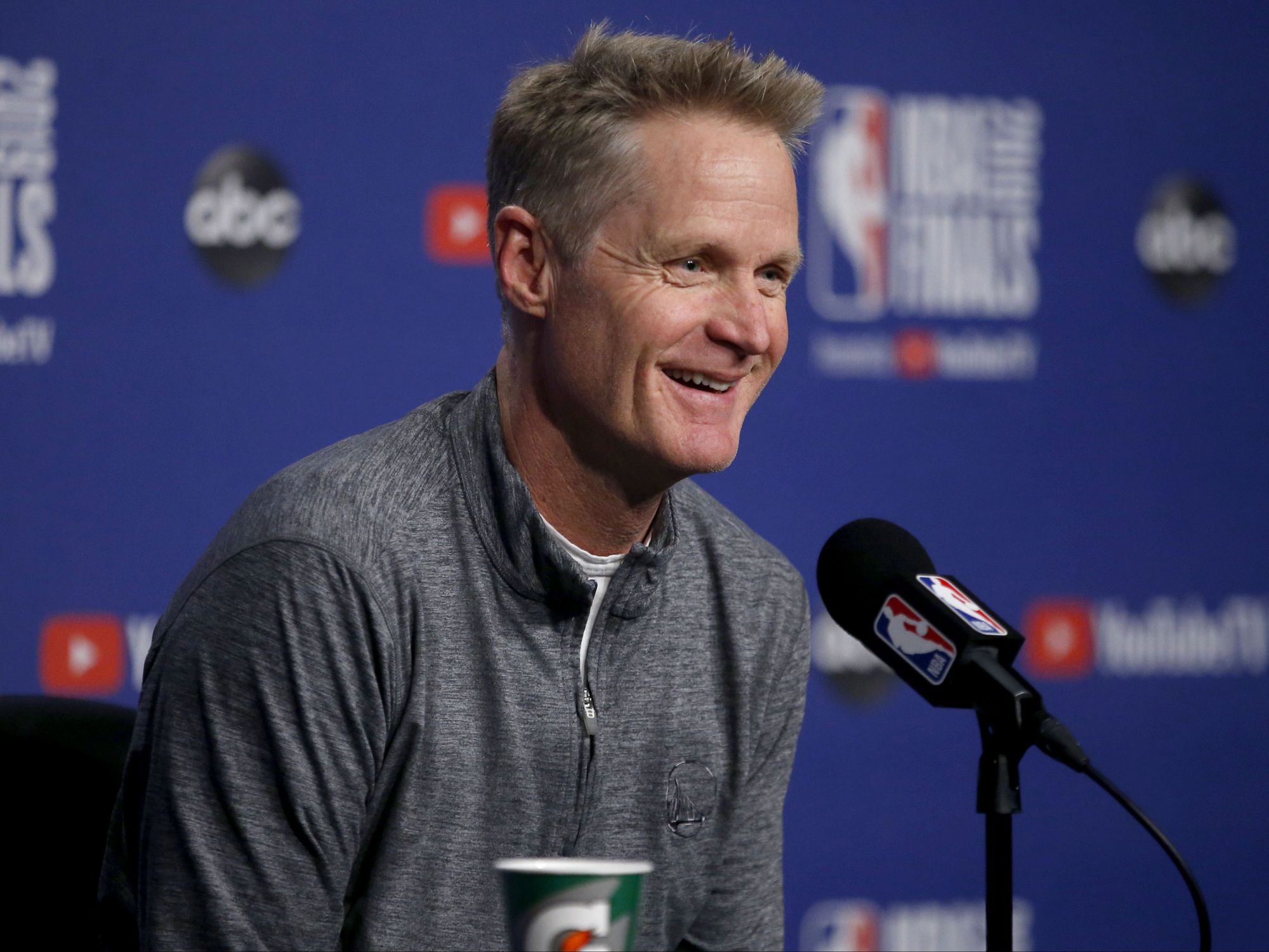 GOLDEN STATE WARRIORS: Head coach Steve Kerr on the vibe in TO during ...