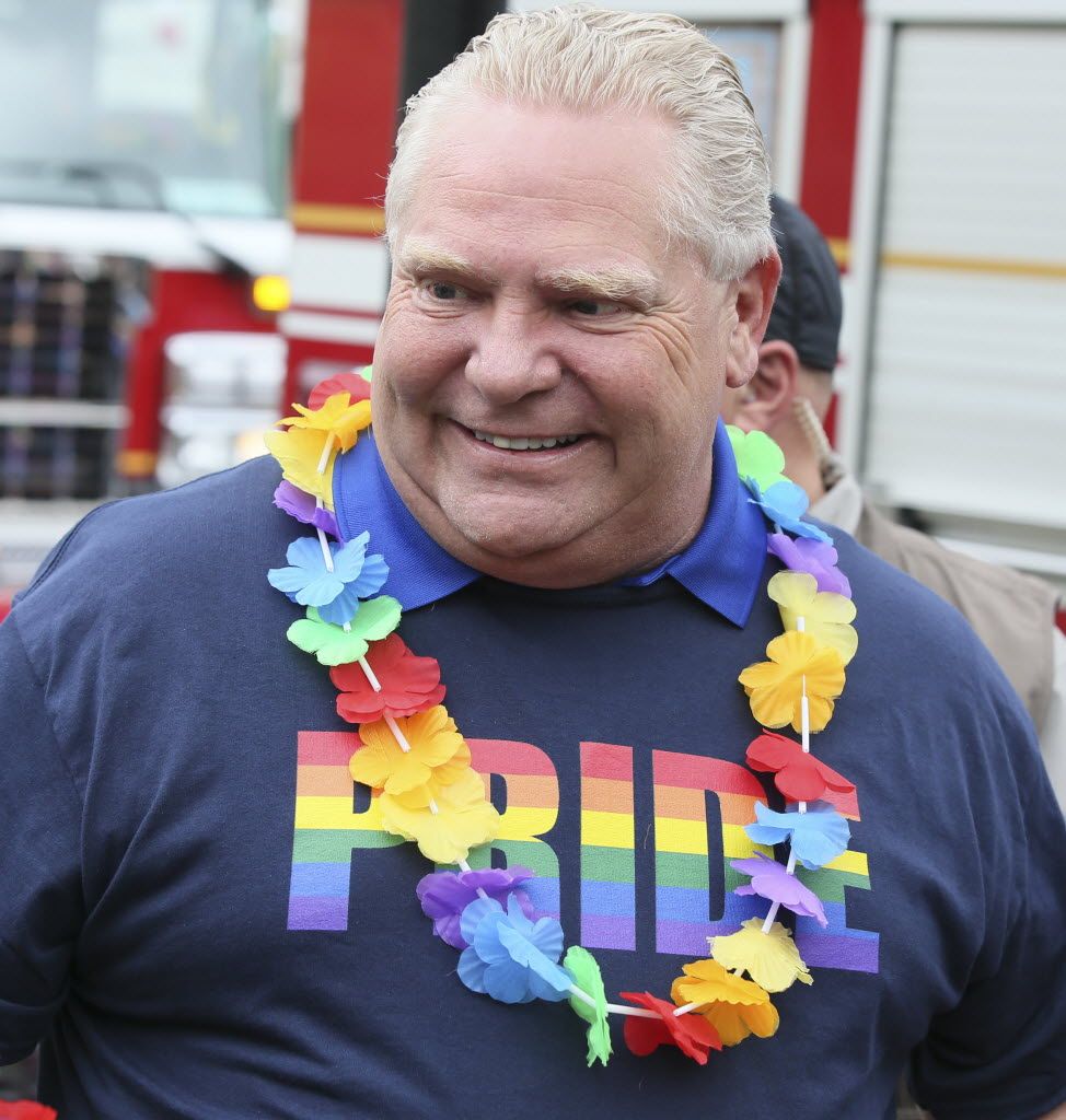 Ford proudly marches with cops in York Pride parade | The Sarnia Observer