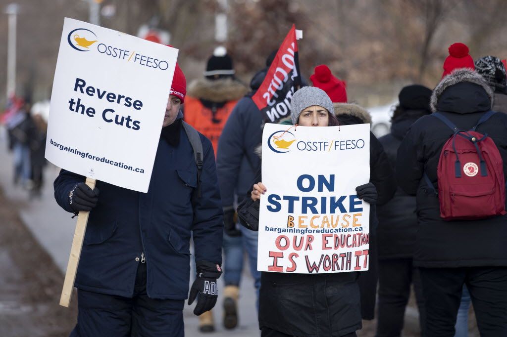 High school teachers plan third one-day strike in 10 Ontario school ...