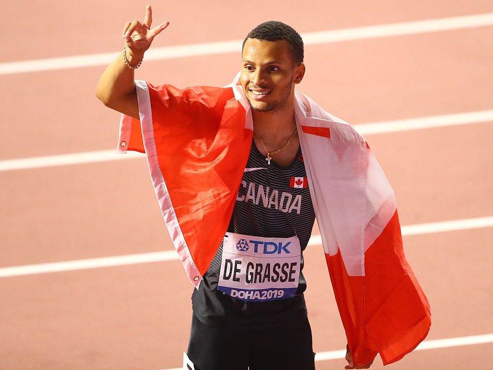 SIMMONS: 'Mixed emotions' for Canadian sprinter Andre De Grasse ...