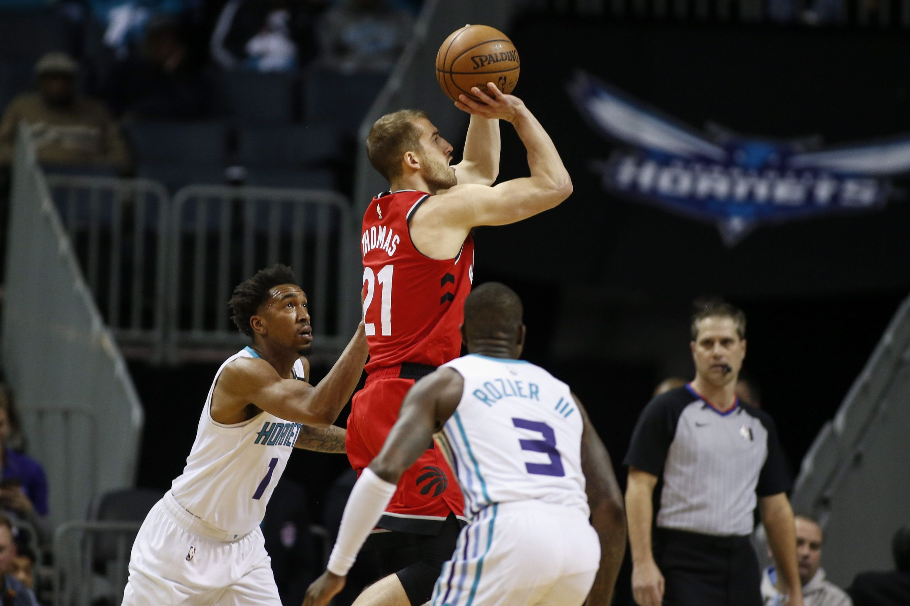 Sharpshooter Matt Thomas slowly earning more minutes with Raptors ...