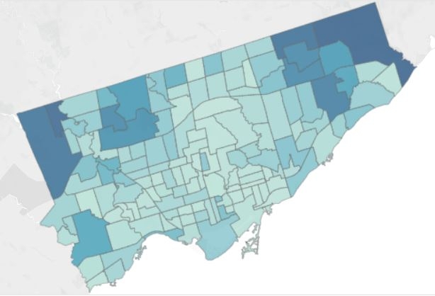 City releases Toronto neighbourhood map of COVID-19 infections ...