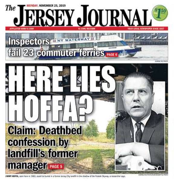 JIMMY HOFFA DISAPPEARANCE : 45 years of claims, theories and questions ...