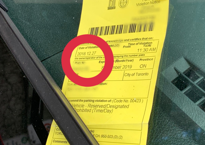 Drivers using old parking tickets to try to avoid new ones: Toronto ...