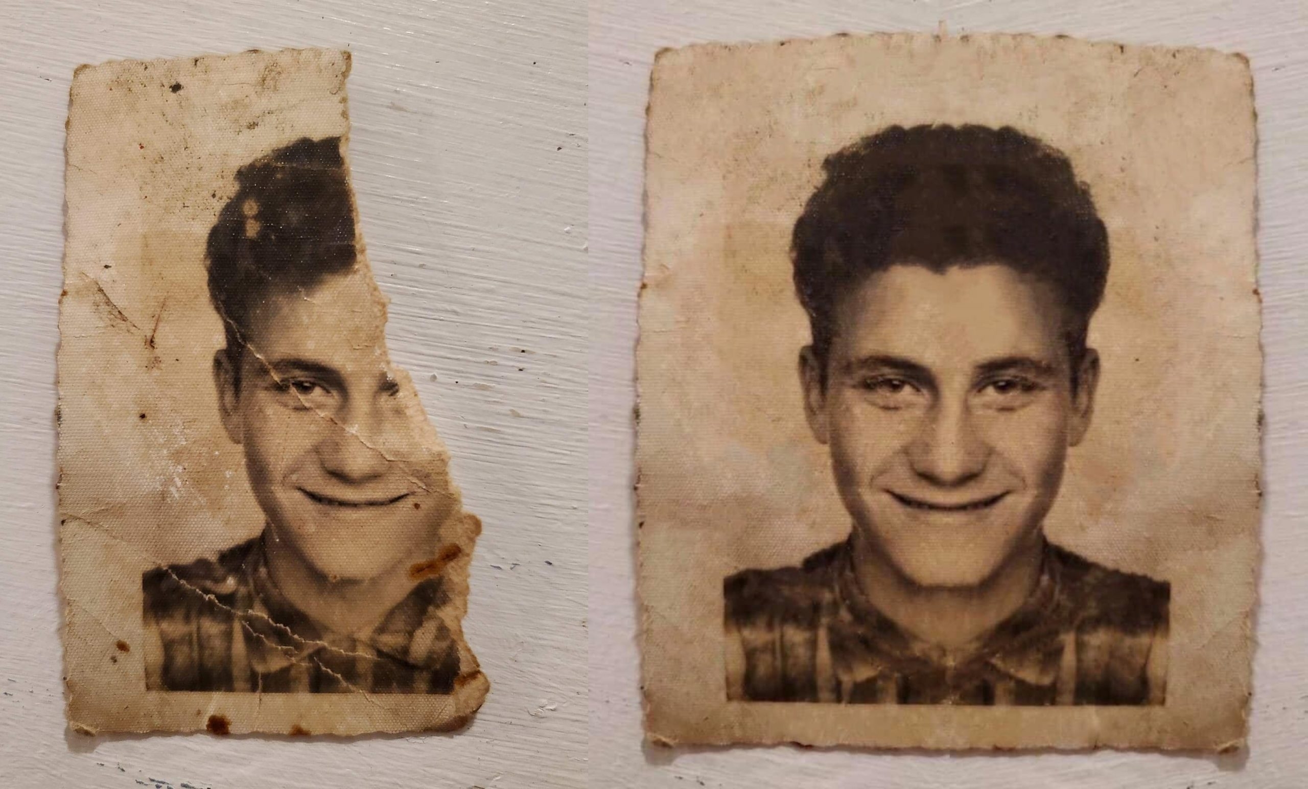 Strangers help restore torn photo of Toronto woman's late father ...