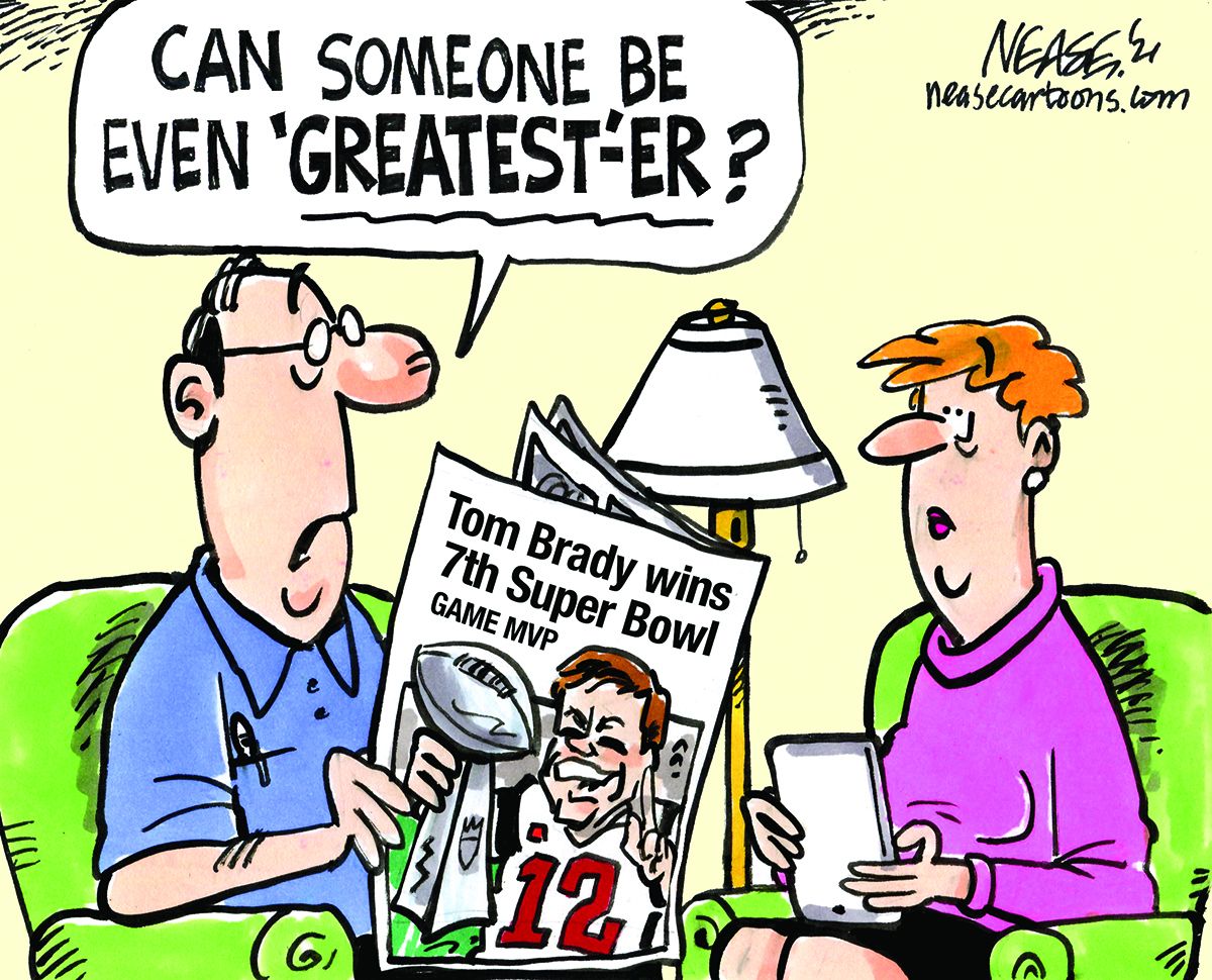 Steve Nease cartoon, February 9, 2021 | Toronto Sun