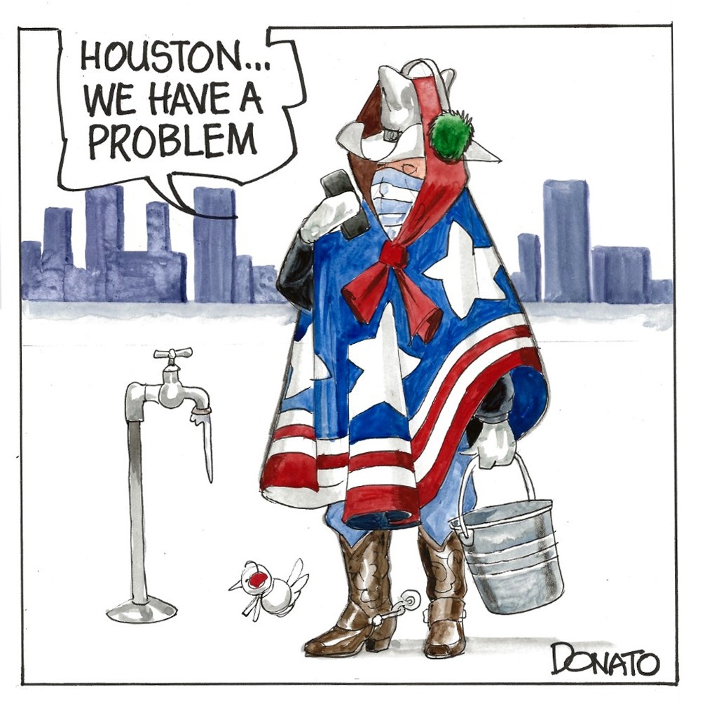 Andy Donato cartoon, February 21, 2021 | Toronto Sun