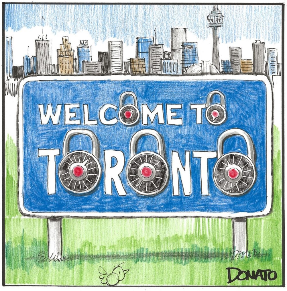 Andy Donato cartoon, March 14, 2021 | Toronto Sun
