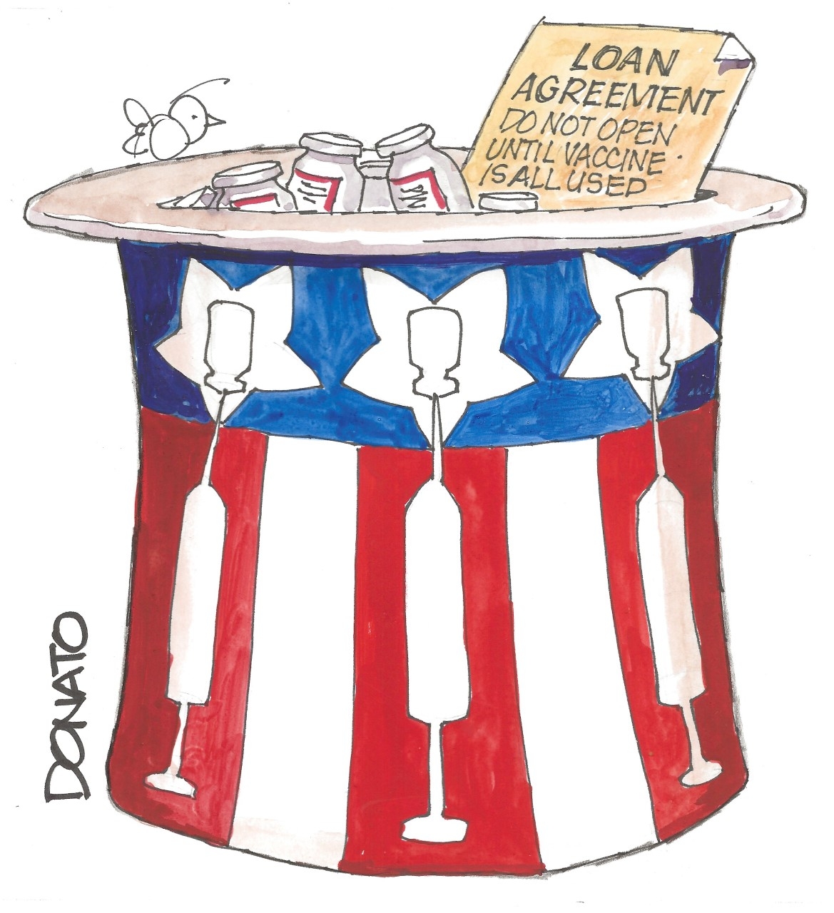 Andy Donato cartoon, March 21, 2021 | Toronto Sun