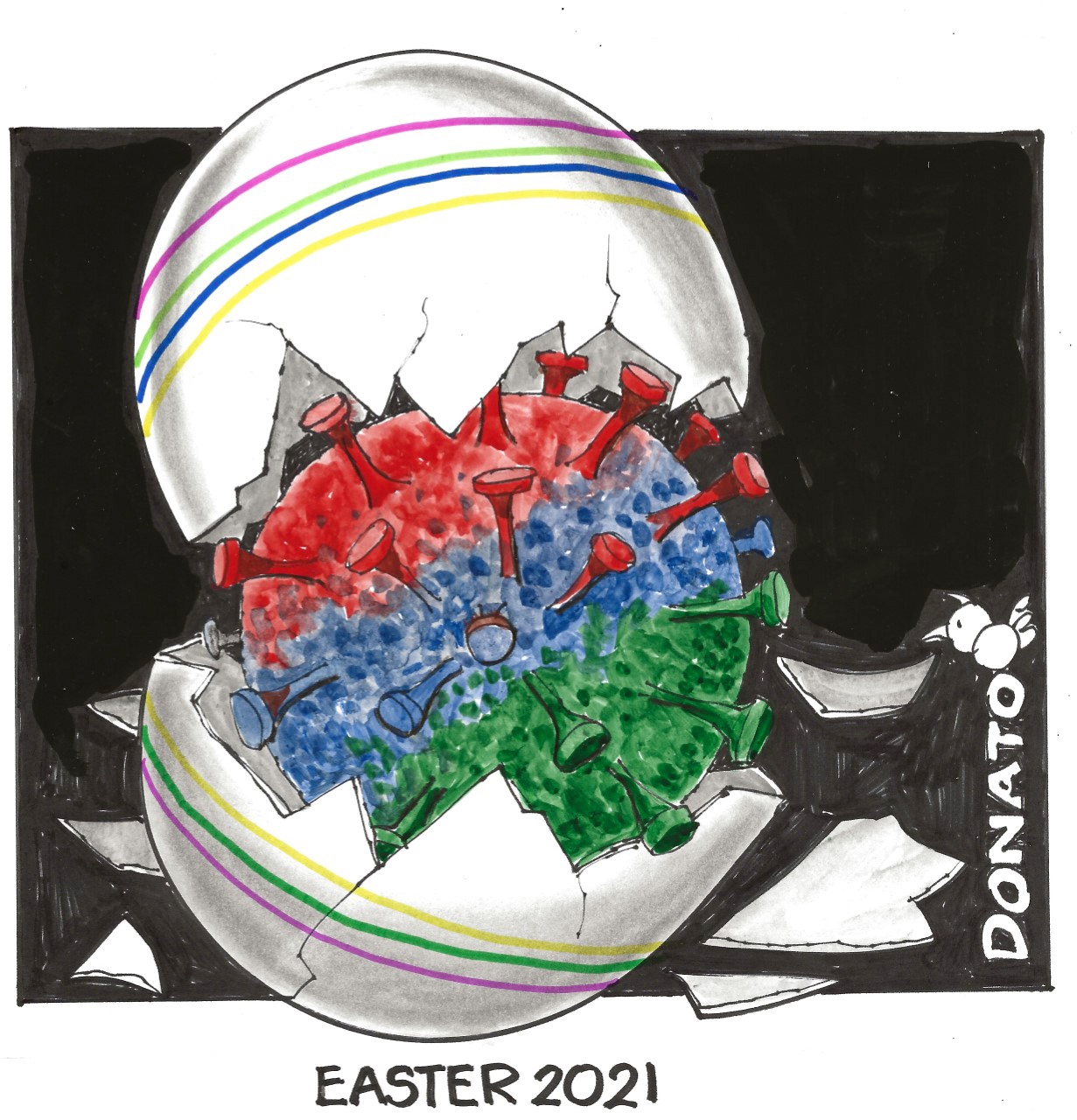 Andy Donato cartoon, April 4, 2021 | Toronto Sun