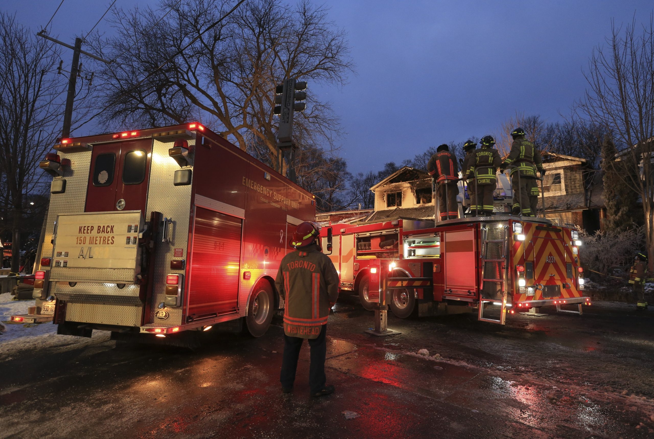 Toronto firefighter charged with careless driving of fire truck ...