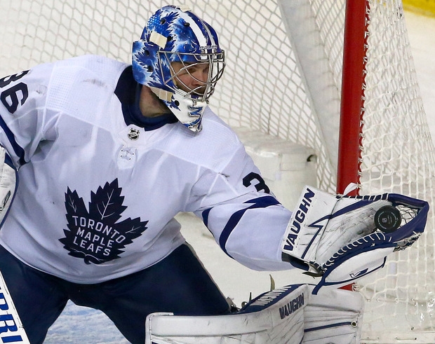 Milestone win 'a huge credit' to Maple Leafs goaltender Jack Campbell ...