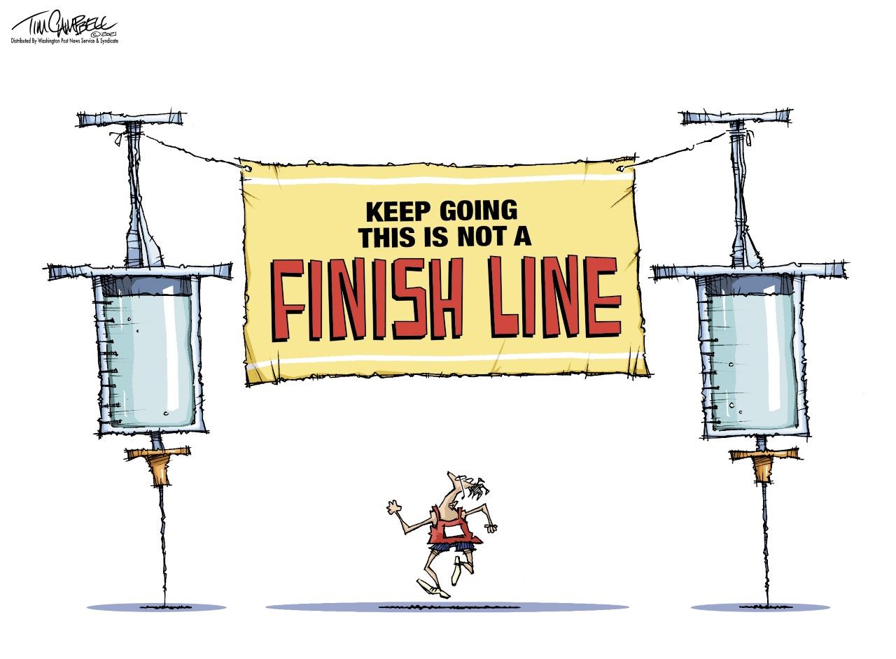 Tim Campbell cartoon, April 27, 2021 | Toronto Sun