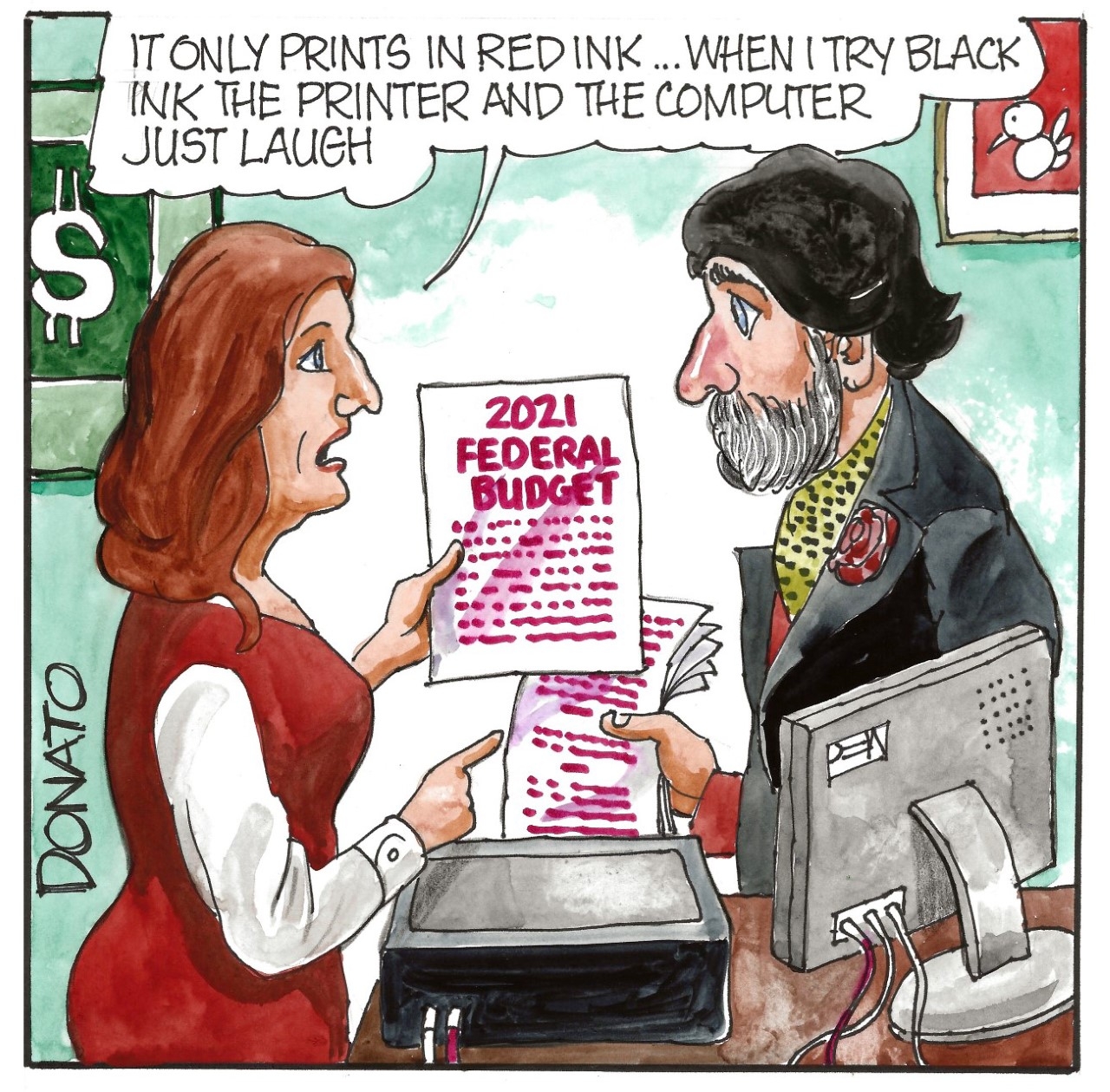 Andy Donato cartoon, April 18, 2021 | Toronto Sun