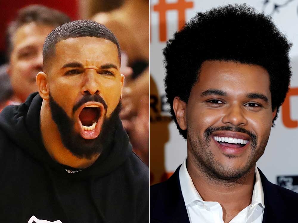 Drake and The Weeknd facing off for Billboard Music Awards prize ...