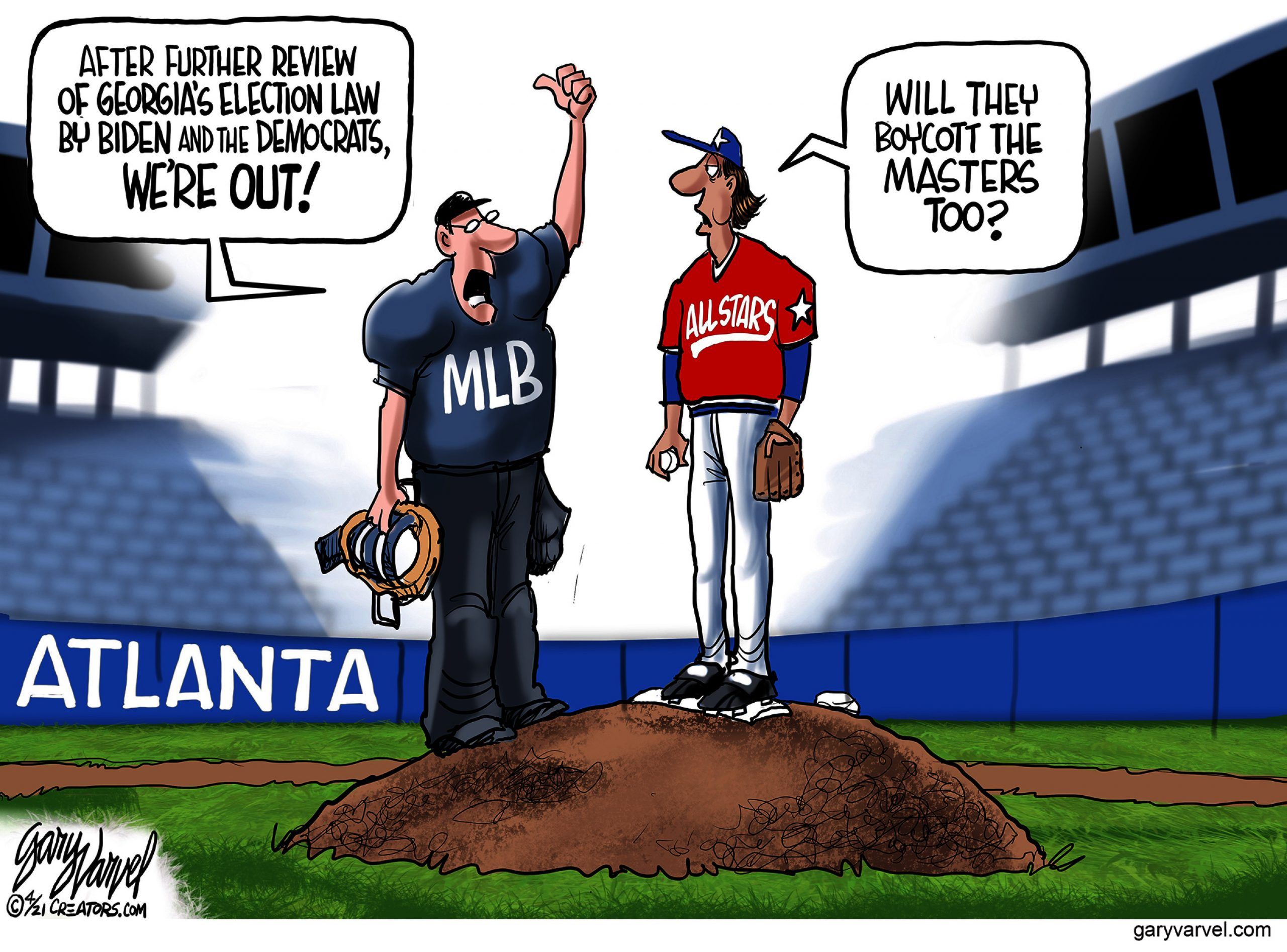 Gary Varvel cartoon, April 7, 2021 | Toronto Sun