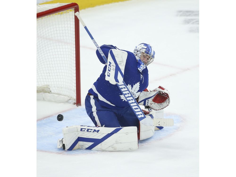 Rittich's Maple Leafs debut spoiled as Flames win in overtime | Toronto Sun