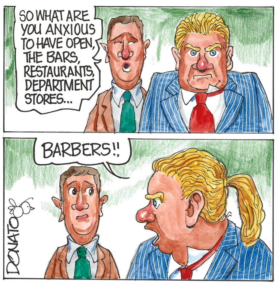 Andy Donato cartoon, May 30, 2021 | Toronto Sun
