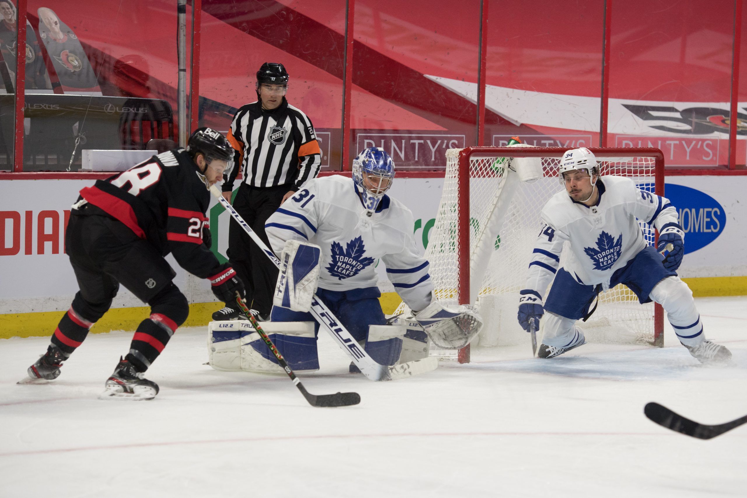 SENS OF DISCOMFORT: Maple Leafs edged by Ottawa in Andersen's return ...