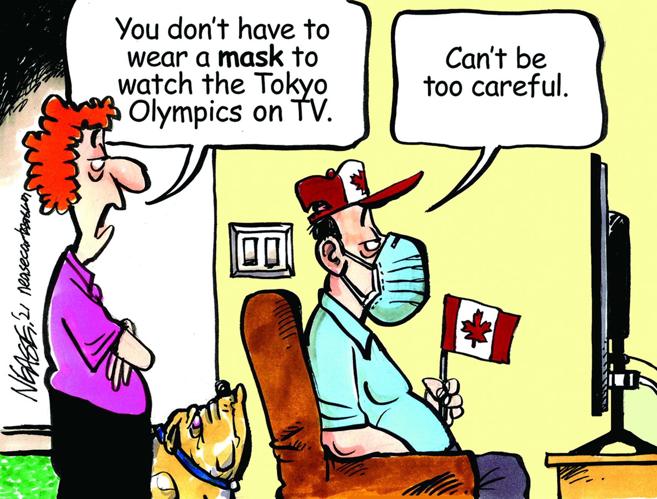 Steve Nease cartoon, July 27, 2021 | Toronto Sun