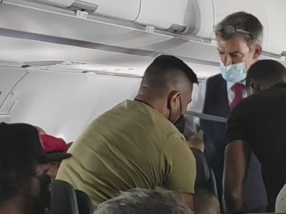 Teen duct-taped to seat after trying to kick out plane’s window ...