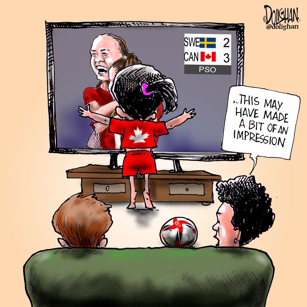 Tim Dolighan cartoon, August 7, 2021 | Toronto Sun