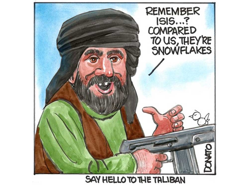 Andy Donato cartoon, Aug. 22, 2021 | Toronto Sun