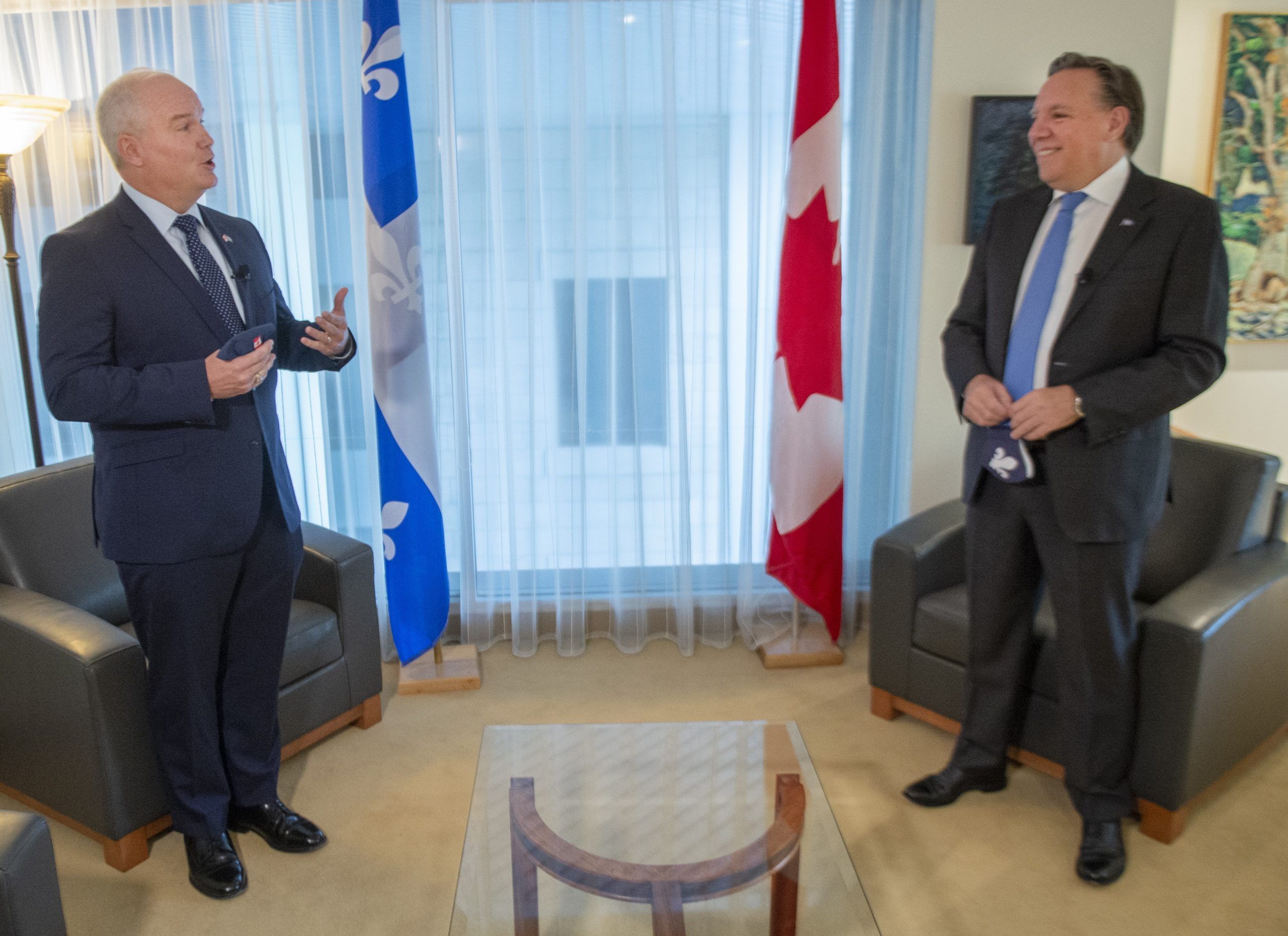 Legault praises O'Toole, says NPD, Liberals 'dangerous' for Quebec ...