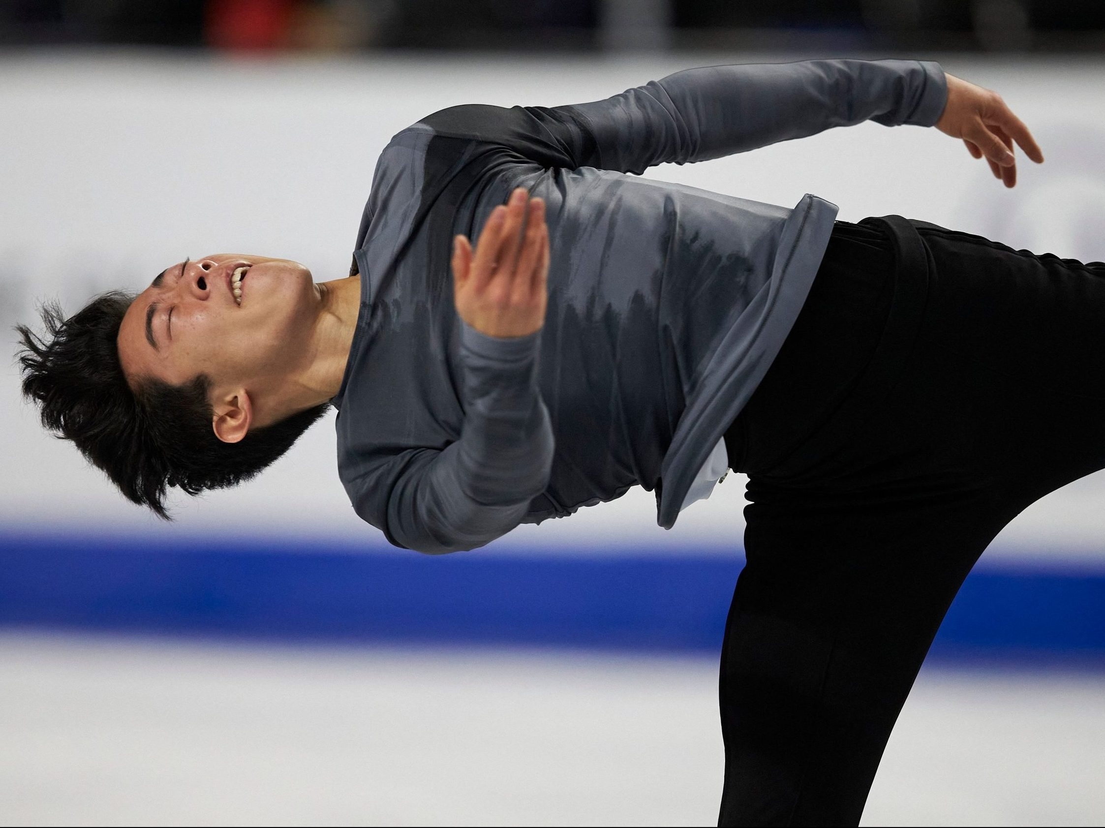 Nathan Chen gears down but climbs up to the top of the podium at Skate ...