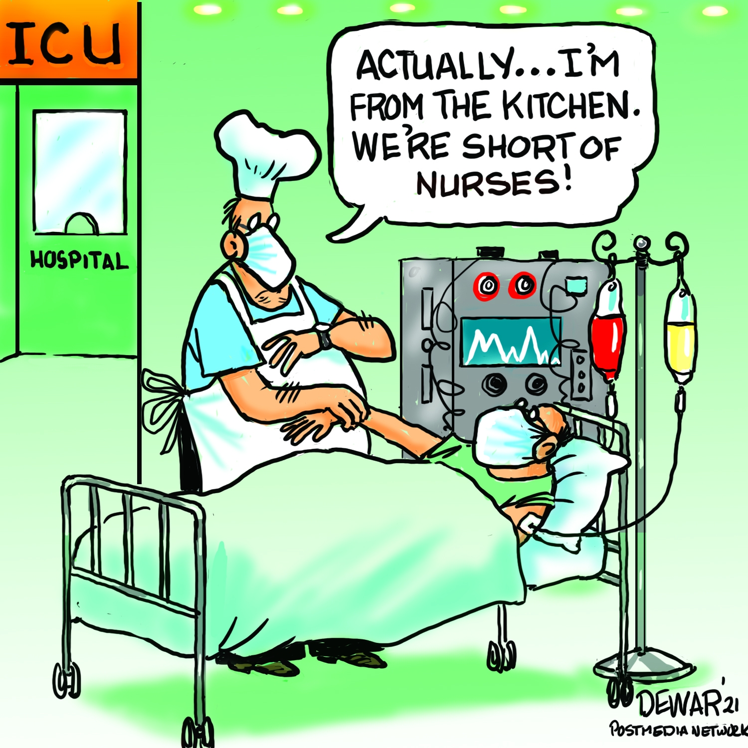 Sue Dewar cartoon, Oct. 13, 2021 | Toronto Sun