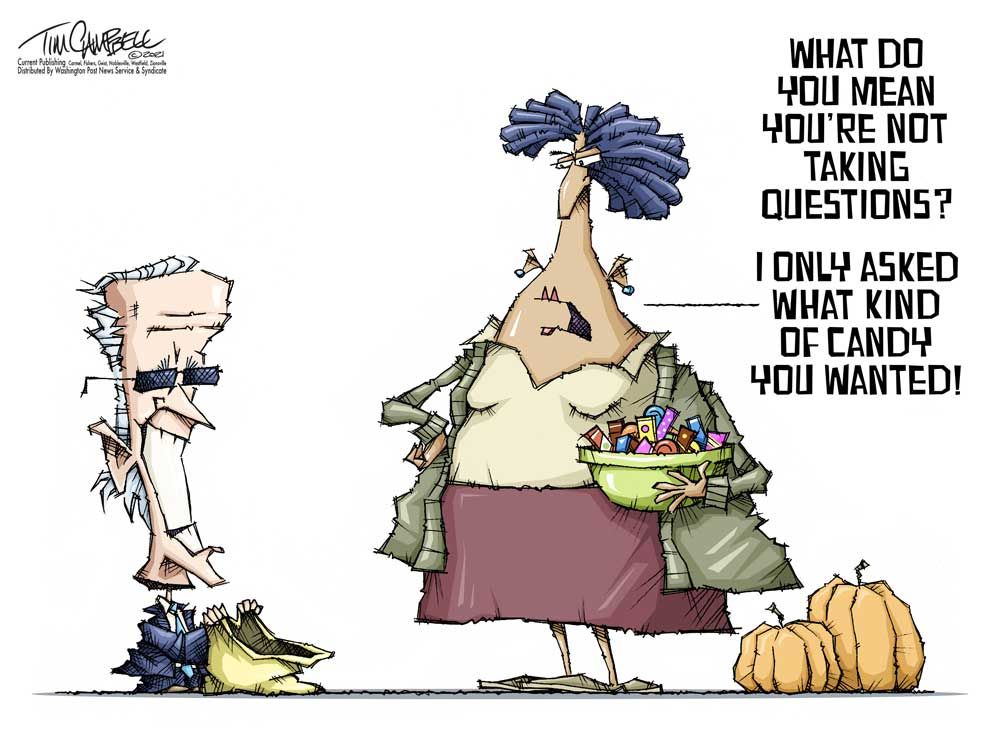 Tim Campbell cartoon, Oct. 27, 2021 | Toronto Sun