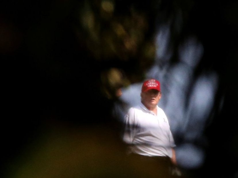 '45TH AND 47TH': Trump says he'll be next president during golf round ...