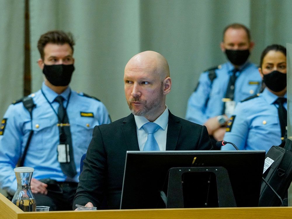 Norwegian mass killer loses second attempt to sue state | Toronto Sun
