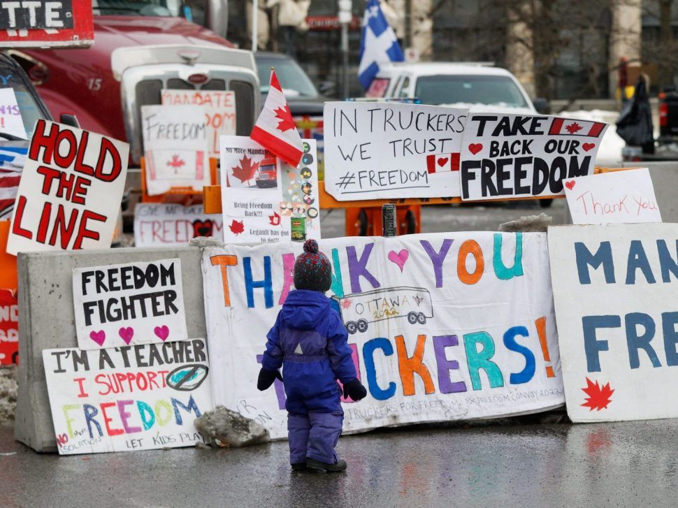 'WE WANT FREEDOM': Ottawa's truck protesters in it for the long haul ...