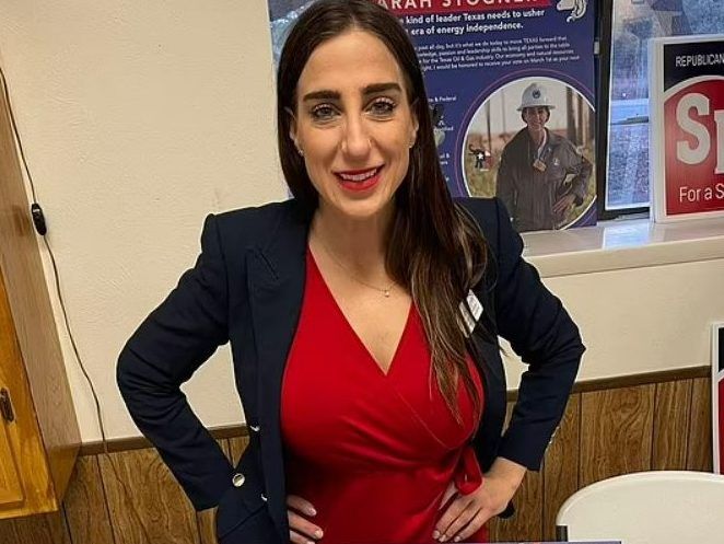 Aspiring Texas politician poses topless, pantless in vote gambit ...