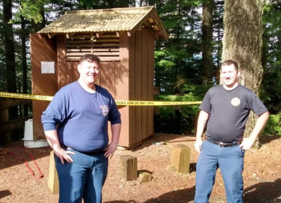 SMELL HELL: Woman falls into park outhouse trying to retrieve phone ...