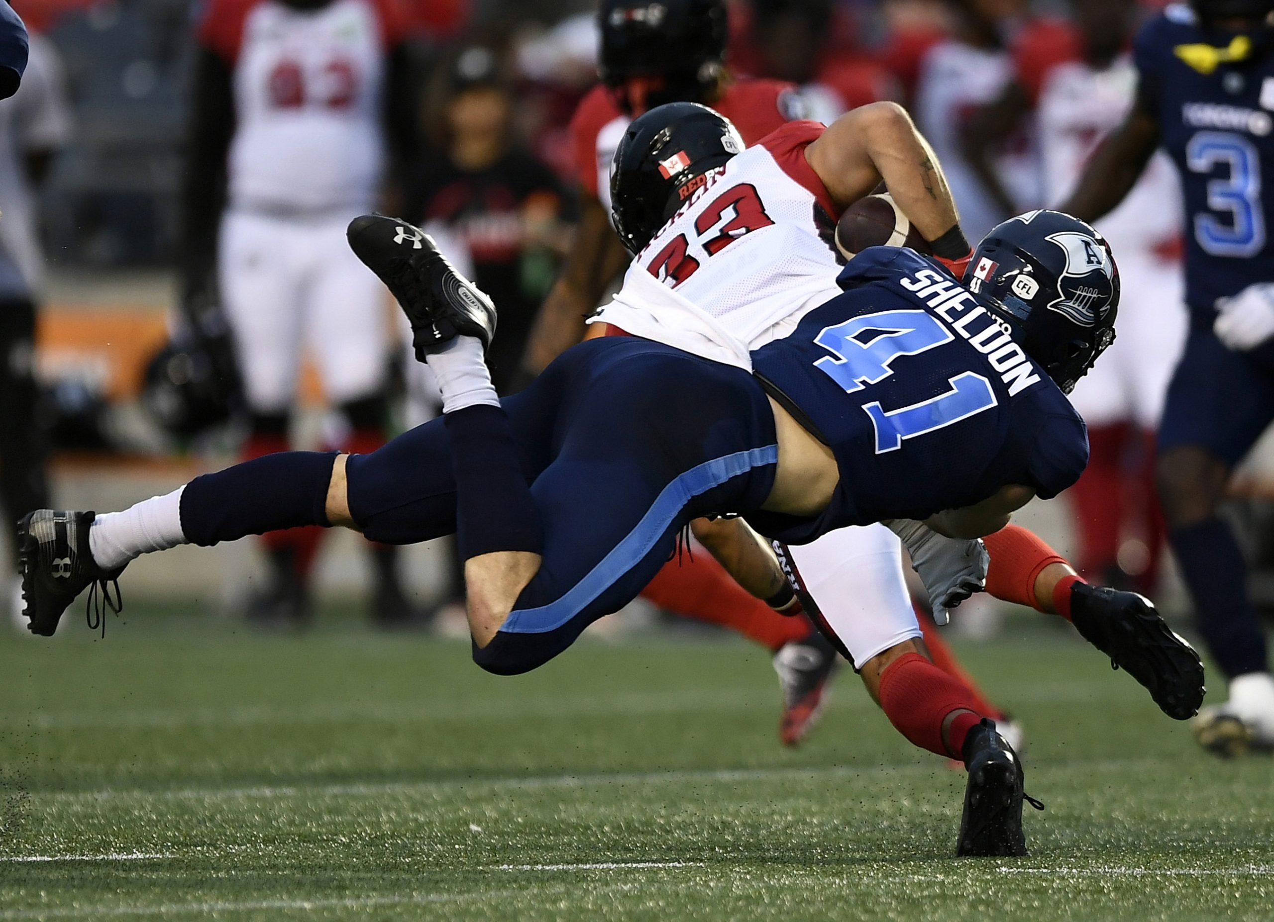 Big-armed QB Chad Kelly makes Argos debut in pre-season loss to ...